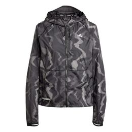 adidas Performance Sportjacke 'Ultimate' Damen Größe 4XS silbergrau / schwarz