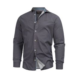 INDICODE Jeans Button Up Shirt male Blue size XL