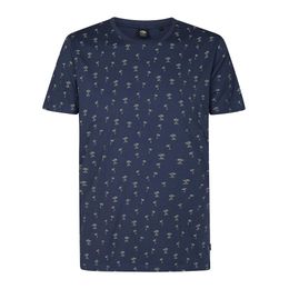 PETROL INDUSTRIES T-Shirt 'Serene' Herren Gr&ouml;&szlig;e M navy / gr&uuml;n
