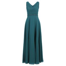 Vera Mont Abendkleid Damen Größe 36 dunkelgrün Winterkleid