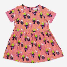 TK Maxx Pinkes Kleid mit tropischem Vogelmuster