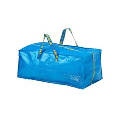 IKEA Tragetasche FRAKTA Tasche für Karre, blau, 76 L, mit Reißverschluss