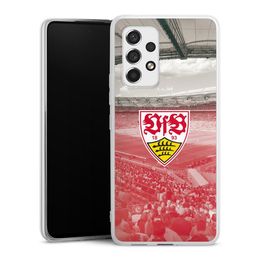 DeinDesign Galaxy A53 5G Handy Silikon H&uuml;lle Case transparent Handyh&uuml;lle Official Licensed Product Vfb Stuttgart Stadium Silikon Case