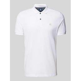 Lerros Slim Fit Poloshirt mit Logo-Stitching