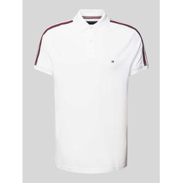 Tommy Hilfiger Regular Fit Poloshirt mit Logo-Stitching