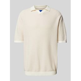 Jack & Jones Regular Fit Poloshirt mit Strukturmuster Modell 'MYKONOS'