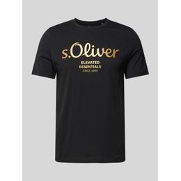 s.Oliver RED LABEL T-Shirt mit Rundhalsausschnitt