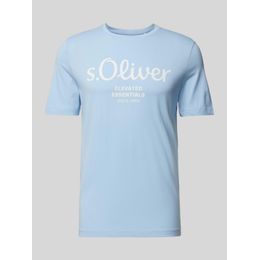 s.Oliver RED LABEL T-Shirt mit Rundhalsausschnitt