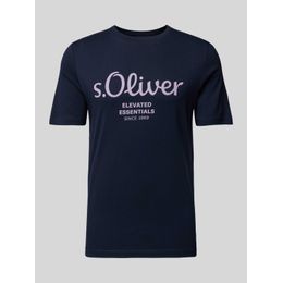 s.Oliver RED LABEL T-Shirt mit Rundhalsausschnitt