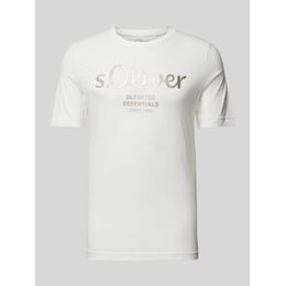 s.Oliver RED LABEL T-Shirt mit Rundhalsausschnitt