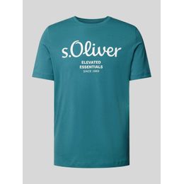 s.Oliver RED LABEL T-Shirt mit Rundhalsausschnitt