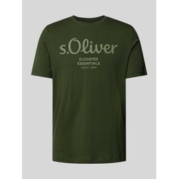 s.Oliver RED LABEL T-Shirt mit Rundhalsausschnitt