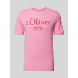 s.Oliver RED LABEL T-Shirt mit Rundhalsausschnitt