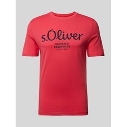 s.Oliver RED LABEL T-Shirt mit Rundhalsausschnitt