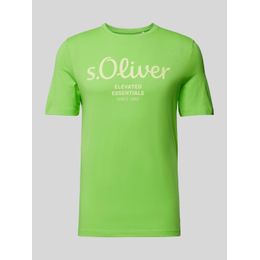 s.Oliver RED LABEL T-Shirt mit Rundhalsausschnitt