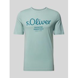 s.Oliver RED LABEL T-Shirt mit Rundhalsausschnitt