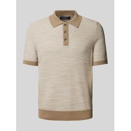 Marc O'Polo Regular Fit Poloshirt mit gerippten Abschlüssen