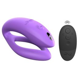 We-Vibe Paarvibrator &bdquo;Sync O&ldquo; mit 10+ Vibrationsmodi per App oder Fernbedienung