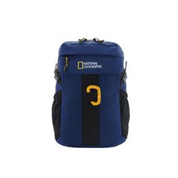 Cityrucksack National Geographic "EXPLORER III" Gr. B: 29.00cm, blau Rucksäcke aus recycelten PET-Flaschen