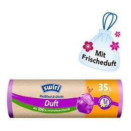 Swirl® Müllbeutel Reißfest & Dicht Duft 7241 35,0 l rot, 9 St.