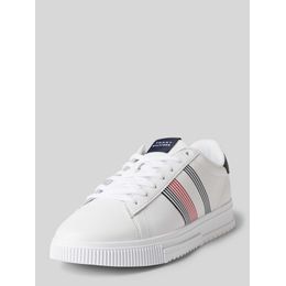 Tommy Hilfiger Ledersneaker mit Label-Patch Modell 'SUPERCUP LTH SEASONAL'