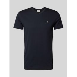 Gant Regular Fit T-Shirt mit Label-Stitching