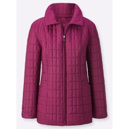 WITT Damen Steppjacke mit kn&ouml;pfbarer Innentasche, malve, Gr&ouml;&szlig;e 42
