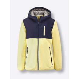 Catamaran Sports Damen Funktionsjacke in w&auml;rmender Qualit&auml;t, marine-zitrone, Gr&ouml;&szlig;e 38