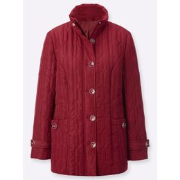 WITT Damen Steppjacke in w&auml;rmender Qualit&auml;t, dunkelrot, Gr&ouml;&szlig;e 52