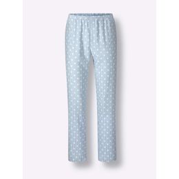 w&auml;schepur w&auml;schepur Damen Pyjama im Mustermix, eisblau, Gr&ouml;&szlig;e 36/38