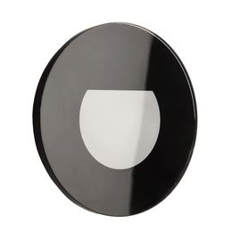 Deko-Light Zubeh&ouml;r - Glas-Abdeckung milchig rund schwarz f&uuml;r Alwaid