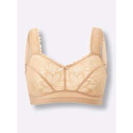 w&auml;schepur w&auml;schepur Damen BH ohne B&uuml;gel mit seitlichem Futter, elfenbein, Gr&ouml;&szlig;e 105E