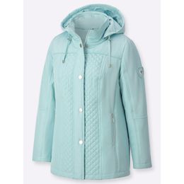 WITT Damen Steppjacke mit abnehmbarer Kapuze, kalkmint, Gr&ouml;&szlig;e 42