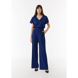 comma, Comma Overall Jersey-Overall mit Taillengürtel im Loose Fit