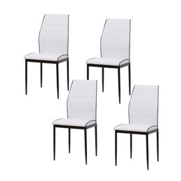 HTI-Living Stuhl Madison PU Wei&szlig;