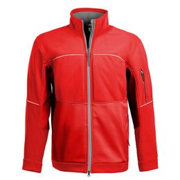 Qualitex HIGH QUALITY WORKWEAR Softshelljacke RESIST rot Herren: S