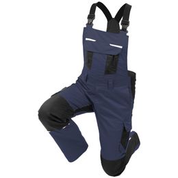 Qualitex HIGH QUALITY WORKWEAR Latzhose IND navy blazer/black beauty Damen: 58 Herren: 64