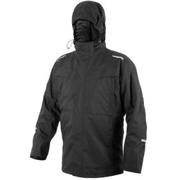 Qualitex HIGH QUALITY WORKWEAR Allwetterjacke IND schwarz Damen: 3XL Herren: 3XL