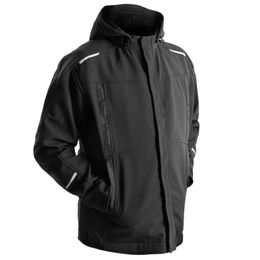 Qualitex HIGH QUALITY WORKWEAR Softshelljacke IND schwarz Damen: S Herren: S
