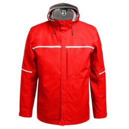 Qualitex HIGH QUALITY WORKWEAR Hardshelljacke RESIST rot Herren: 3XL