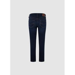 Pepe Jeans Slim-fit-Jeans SLIM JEANS MW mit extrabreitem Bund mit Doppelknopf-Verschluss, blau