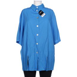 Ulla Popken Damen Bluse, blau, Gr. 46