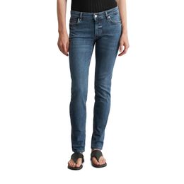 Marc O'Polo Slim-fit-Jeans MARC O'POLO "aus Organic-Cotton-Stretch" Gr. 27 32, Länge 32, blau Damen Jeans