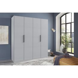 Kleiderschrank wimex "Level by fresh to go" Schränke Gr. B/H/T: 200 cm x 216 cm x 58 cm, 4 St., weiß (weiß, light grey) ohne Schubladen