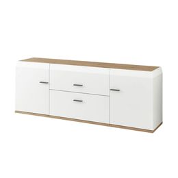 Höffner Sideboard Light Line 2 Neo ¦ weiß ¦ Maße (cm): B: 181 H: 67 T: 41