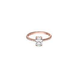 Paul Valentine Brilliant Oval Ring Rose Gold