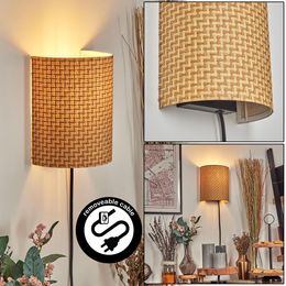hofstein Viadores Wandleuchte Schwarz, 1-flammig