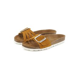 ELBSAND Pantolette camel Gr. 37 für Damen