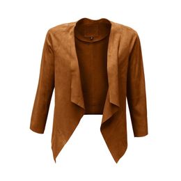 18N62 Lederbolero 'NECharmoise' Damen Gr&ouml;&szlig;e XL cognac