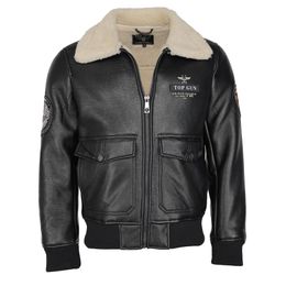 Top Gun Lederimitatjacke ' TG20213035 ' Herren Gr&ouml;&szlig;e S schwarz